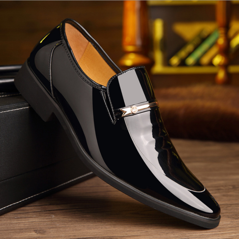 Men's Glossy Formal Shoes | Slip-On – Razys.com