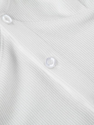 White Vintage V Neck Button Down Tank Top – Razys.com