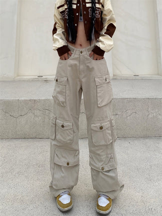 Vintage Baggy Cargo Jeans with Multiple Pockets – Razys.com