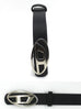 Black Retro Belt with Silver Letter Logo – Razys.com
