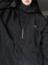 Oversized Retro Black Waterproof Outdoor Jacket with Hood – Razys.com